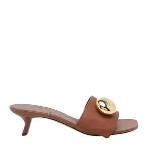 Loewe Pebble Pump Sandals - Gold