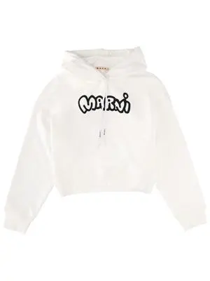 Marni Sweatshirt With Logo - White