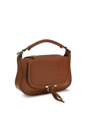 Chloé Marcie Small Shoulder Bag - Brown