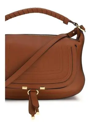 Chloé Marcie Small Shoulder Bag - Brown