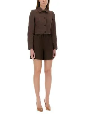 Max Mara Cotton Cropped Jacket