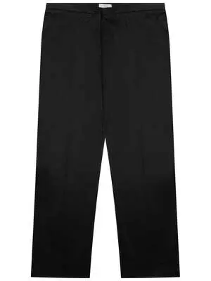 TOTEME Cropped Straight Pants - Black