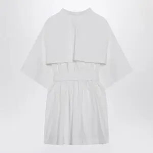 Givenchy Mini Chemisier Dress In Poplin - White