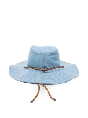Miu Miu Denim Cowboy Hat - Multicolor