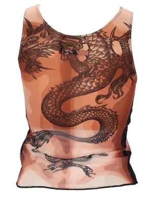 JEAN PAUL GAULTIER Printed Tank Top - Multicolor