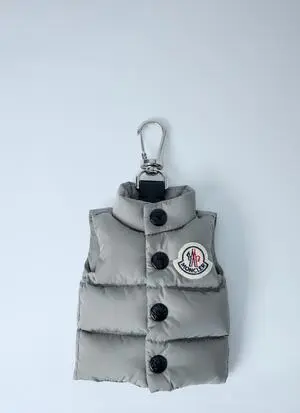 Moncler Vest Keyring - Gray