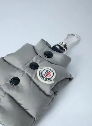Moncler Vest Keyring - Gray