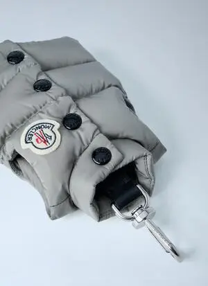 Moncler Vest Keyring - Gray
