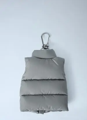 Moncler Vest Keyring - Gray