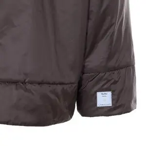 Max Mara Daria Padded Drip-proof Canvas Jacket - Brown