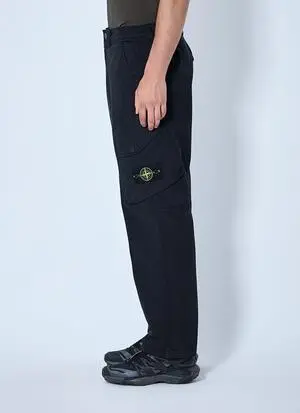 Stone Island Utility Cargo Trousers - Black