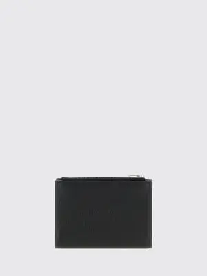Saint Laurent Tiny Cassandre Hammered Leather Wallet