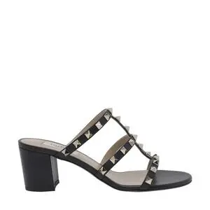 Valentino Garavani Rockstud Pump Sandals - Black