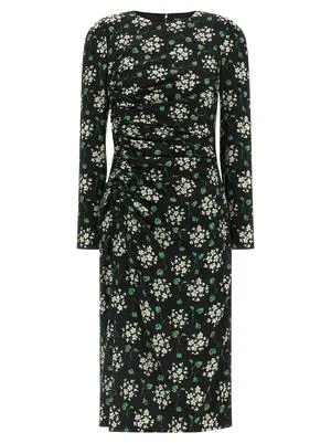 Dolce & Gabbana Silk Charmeuse Midi Dress
