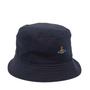 VIVIENNE WESTWOOD Orb Logo Bucket Hat - Blue