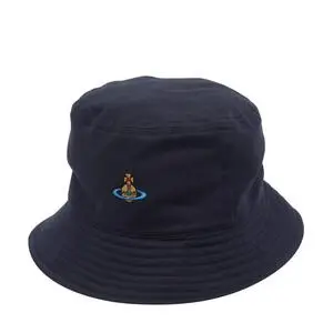 VIVIENNE WESTWOOD Orb Logo Bucket Hat - Blue