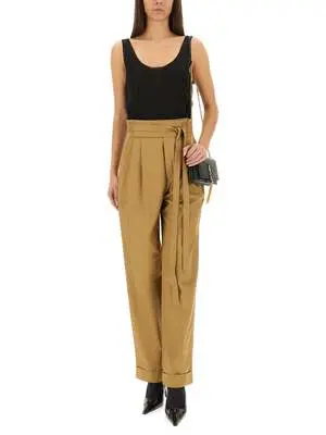 Saint Laurent Lurex Knit Tank Top