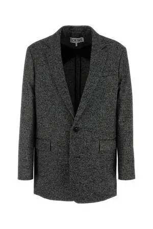Loewe Two-tone Wool Blend Blazer - Multicolor