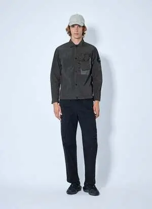 Stone Island Technical Overshirt With Patch Pocket