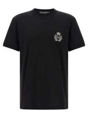 Dolce & Gabbana Heraldic Patch T-shirt - Black