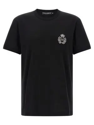 Dolce & Gabbana Heraldic Patch T-shirt - Black