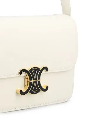 Celine Triomphe Teen Leather Shoulder Bag