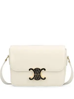Celine Triomphe Teen Leather Shoulder Bag - Multicolor