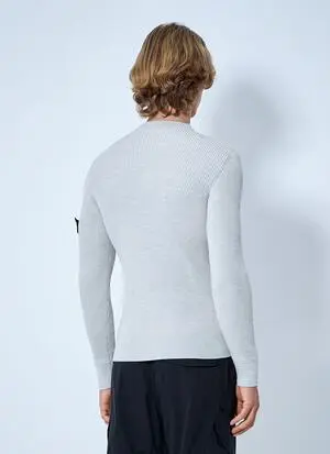 Stone Island Ribbed Crewneck Sweater - Gray