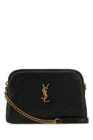 Saint Laurent Nappa Leather Gaby Crossbody Bag - Black