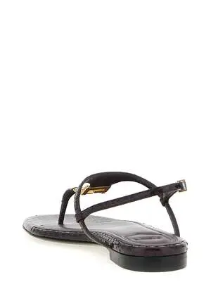 Fendi Ffold' Sandals - Purple