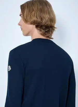 Moncler Embroidered Logo Sweater
