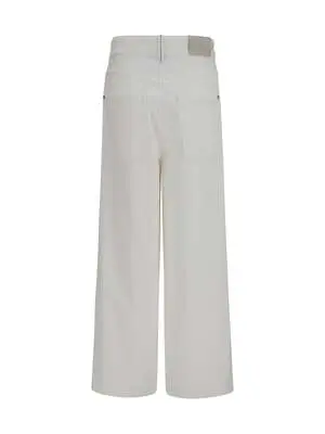 Brunello Cucinelli High-rise Palazzo Jeans