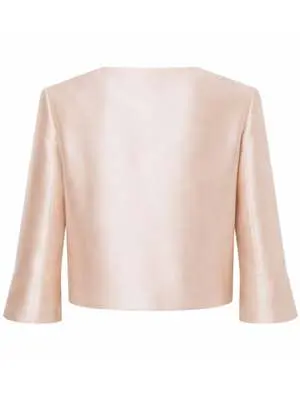 Alberta Ferretti Mikado Jacket - Cream