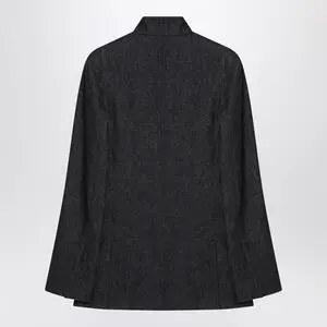 Max Mara Cotton Denim Effect Jacket