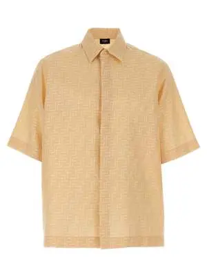 Fendi Ff Jacquard Shirt - Cream