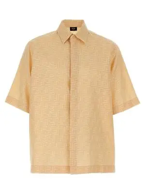 Fendi Ff Jacquard Shirt - Cream