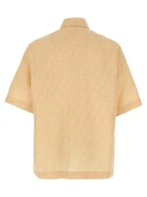 Fendi Ff Jacquard Shirt - Cream