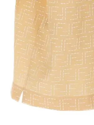 Fendi Ff Jacquard Shirt - Cream