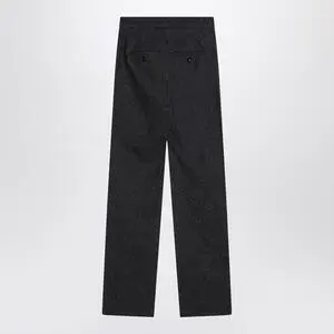 Max Mara Cotton Denim-effect Trousers