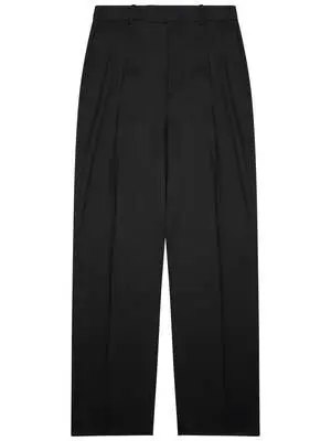 Bottega Veneta Silk Blend Tailored Pants - Black