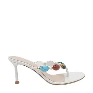 GIANVITO ROSSI Shanty Pump Sandals - White