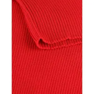 Prada Virgin Wool Ribbed Knit Jumper