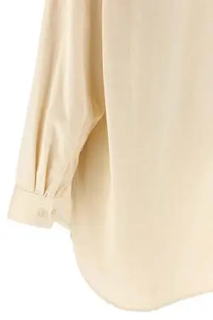 LEMAIRE Relaxed Cotton Canvas Shirt - White