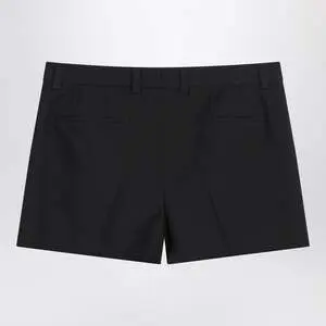 Gucci Shorts Dark Grey In Wool Twill