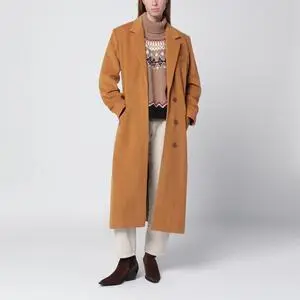 Isabel Marant Étoile Camel Wool Blend Coat - Cream