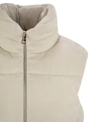 Herno Velvet Sleeveless Down Jacket