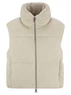 Herno Velvet Down Jacket - Cream