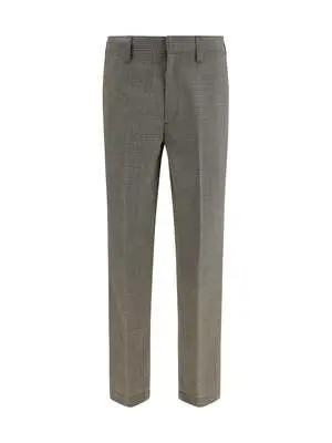 Prada Tailored Wool Trousers - Brown