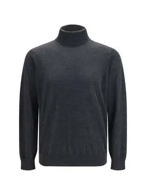 Giorgio Armani Cashmere Turtleneck Sweater - Gray