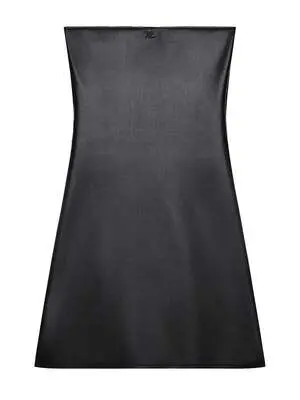 COURREGES Mini Bustier Lingerie Dress - Black